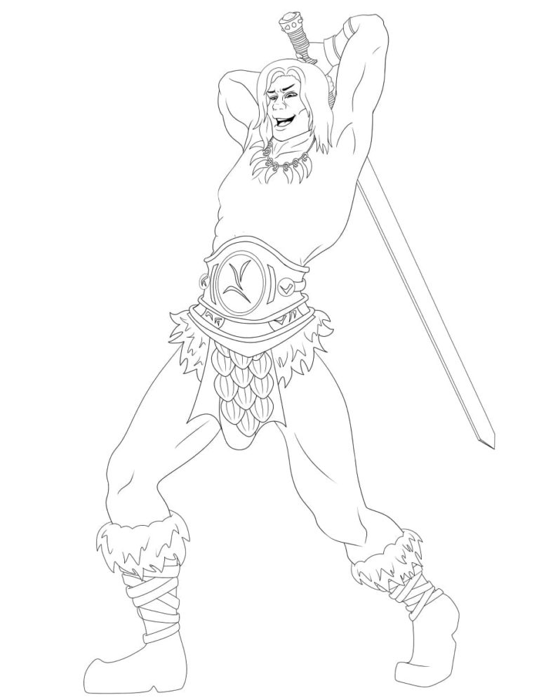 Dungeons & Dragons coloring pages | Free D&D coloring pages