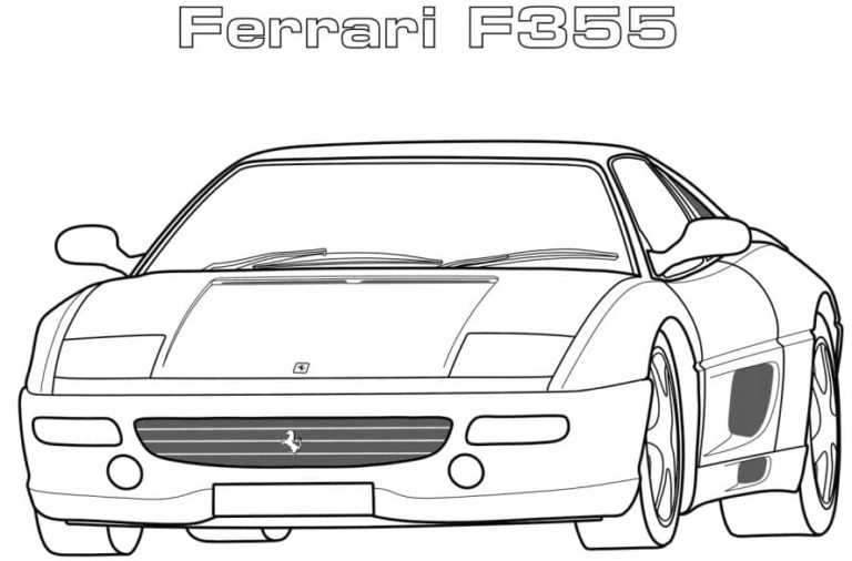 Ferrari coloring pages | Free printable coloring pages
