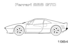 Ferrari coloring pages | Free printable coloring pages