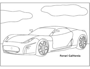 Ferrari coloring pages | Free printable coloring pages