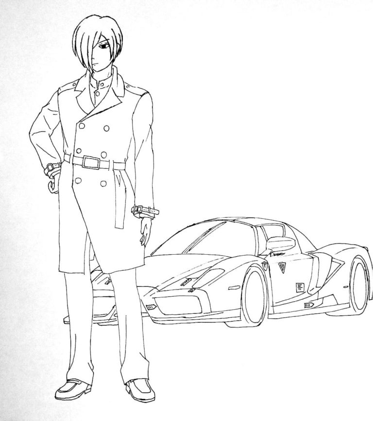 Ferrari coloring pages | Free printable coloring pages