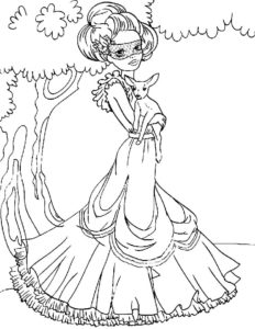 Раскраски Принцессы | Скачать и распечатать для девочек