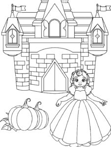 Раскраски Принцессы | Скачать и распечатать для девочек