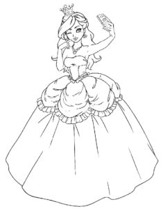 Раскраски Принцессы | Скачать и распечатать для девочек