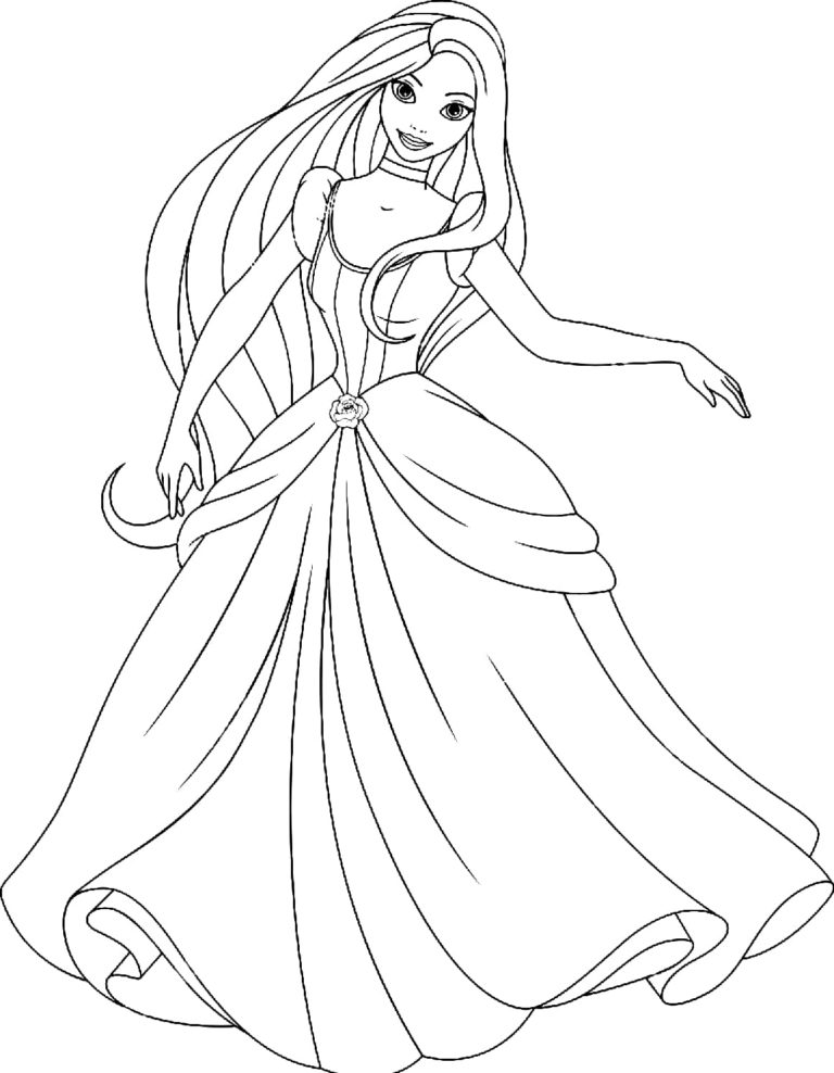 Раскраски Принцессы | Скачать и распечатать для девочек