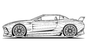 Ausmalbilder Rennautos | Kostenlose Malvorlagen zum Ausmalen