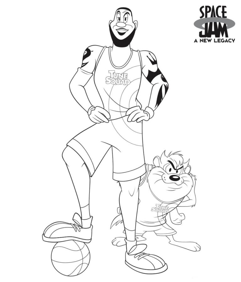 Space Jam A New Legacy coloring pages | WONDER DAY — Coloring pages for ...