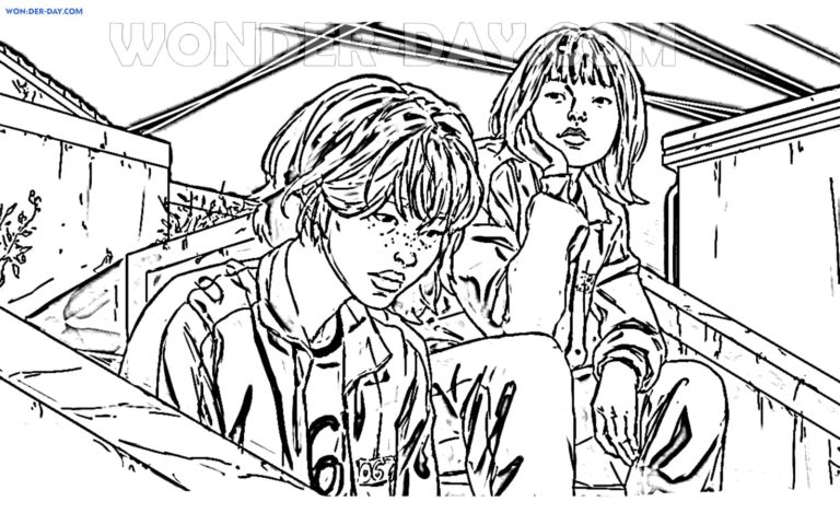 Squid Game Coloring Pages | Free Coloring Pages