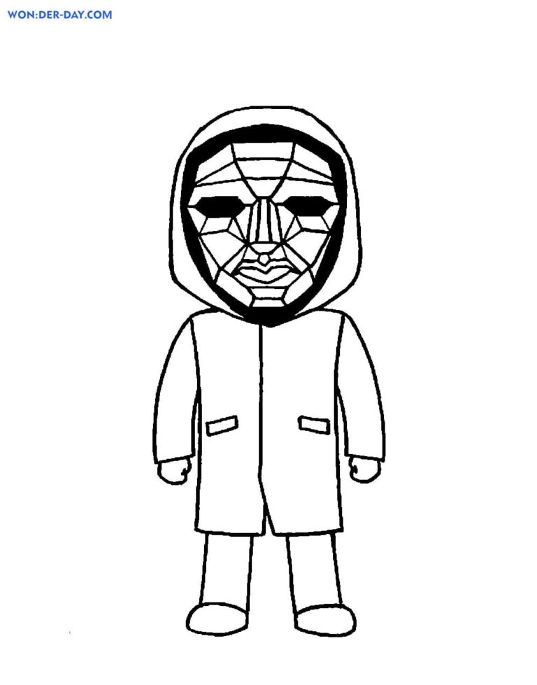 Squid Game Coloring Pages | Free Coloring Pages