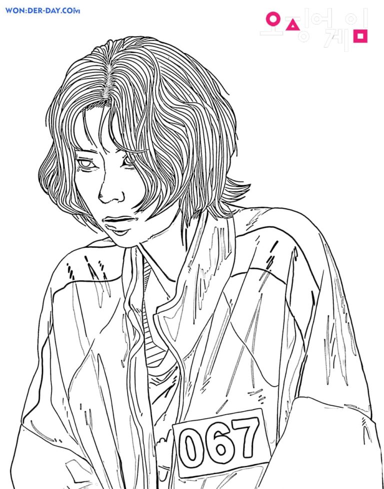 Squid Game Coloring Pages | Free Coloring Pages