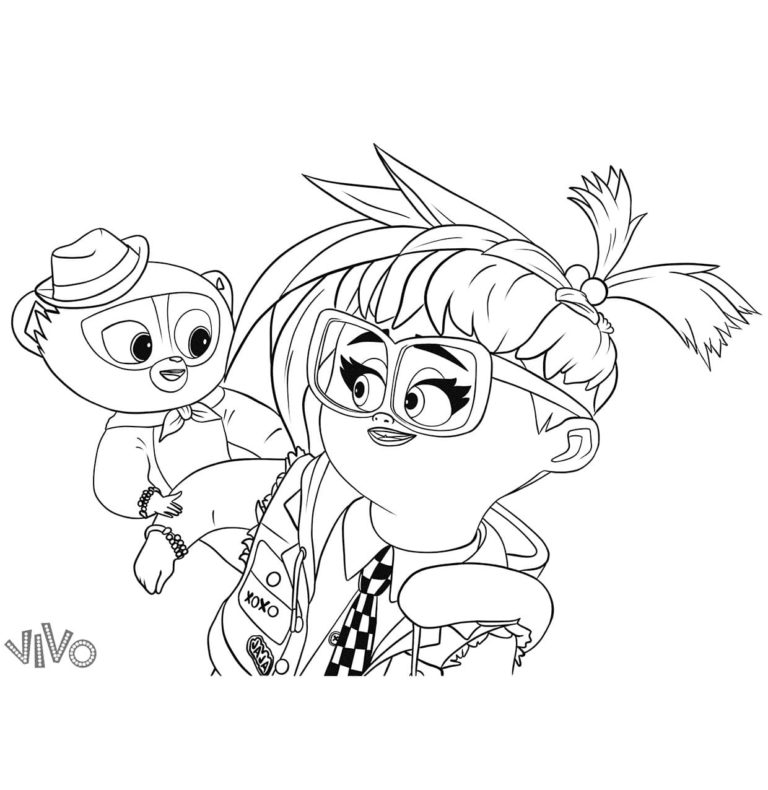 Vivo coloring pages | Free coloring pages for Kids - wonder-day.com