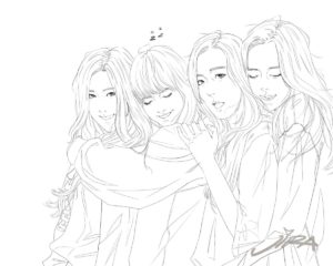Blackpink Coloring Pages | Free printable Coloring Pages