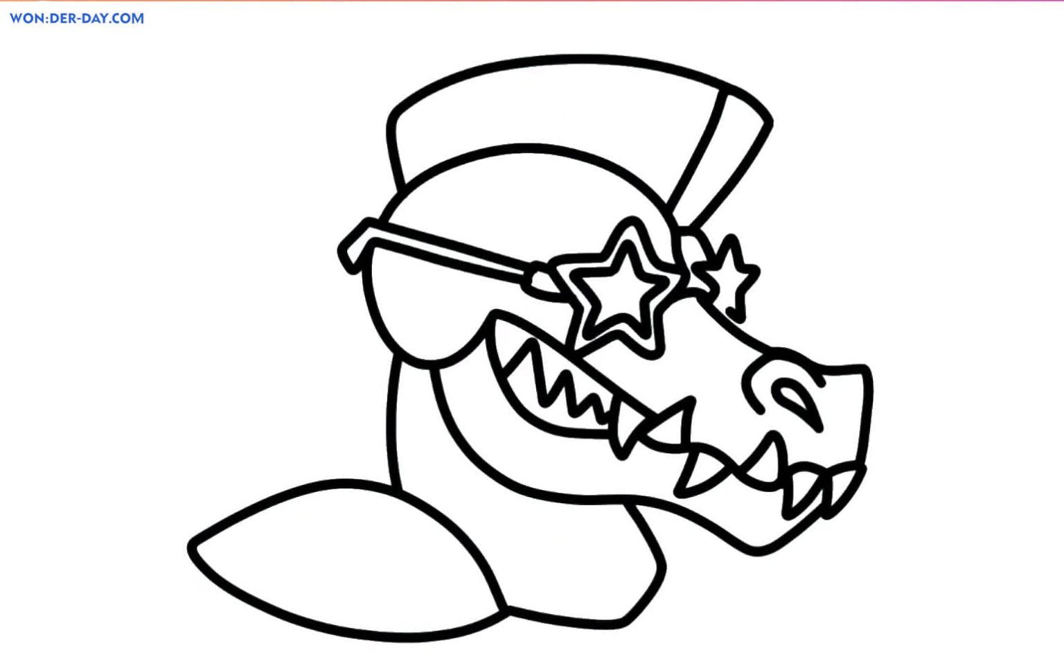 Montgomery Gator Coloring Pages | WONDER DAY — Coloring pages for ...