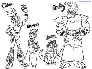 Montgomery Gator Coloring Pages | WONDER DAY — Coloring pages for ...