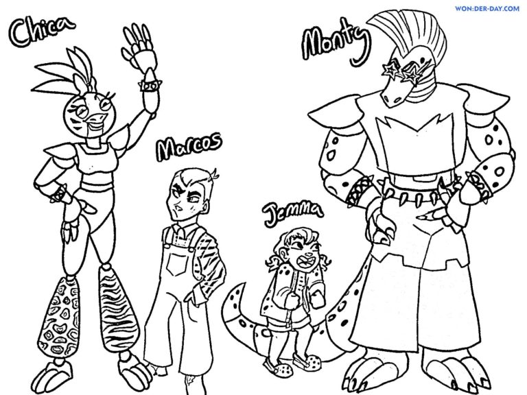 Montgomery Gator Coloring Pages | WONDER DAY — Coloring pages for ...