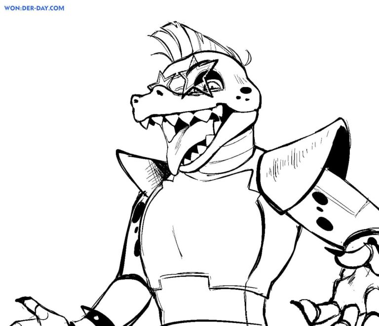 Montgomery Gator Coloring Pages | WONDER DAY — Coloring pages for ...
