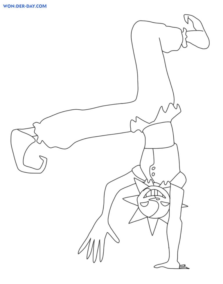 Sundrop FNAF Coloring Pages | WONDER DAY — Coloring pages for children ...