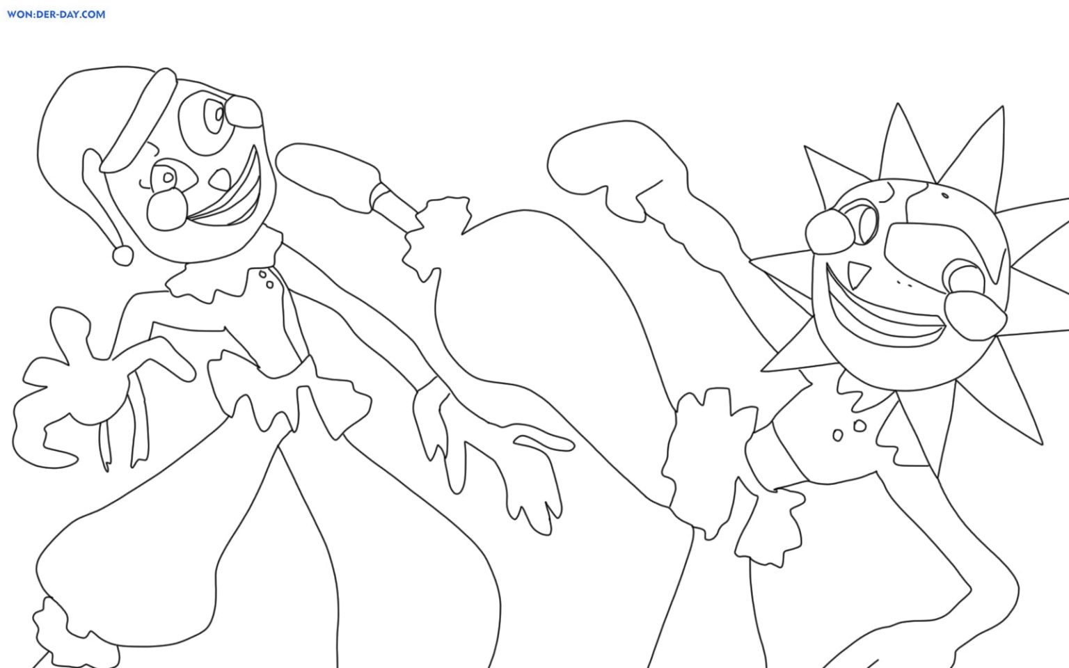 Sundrop FNAF Coloring Pages | WONDER DAY — Coloring pages for children ...