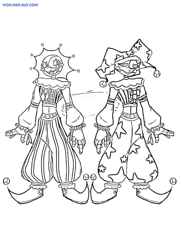 Sundrop FNAF Coloring Pages | WONDER DAY — Coloring pages for children ...