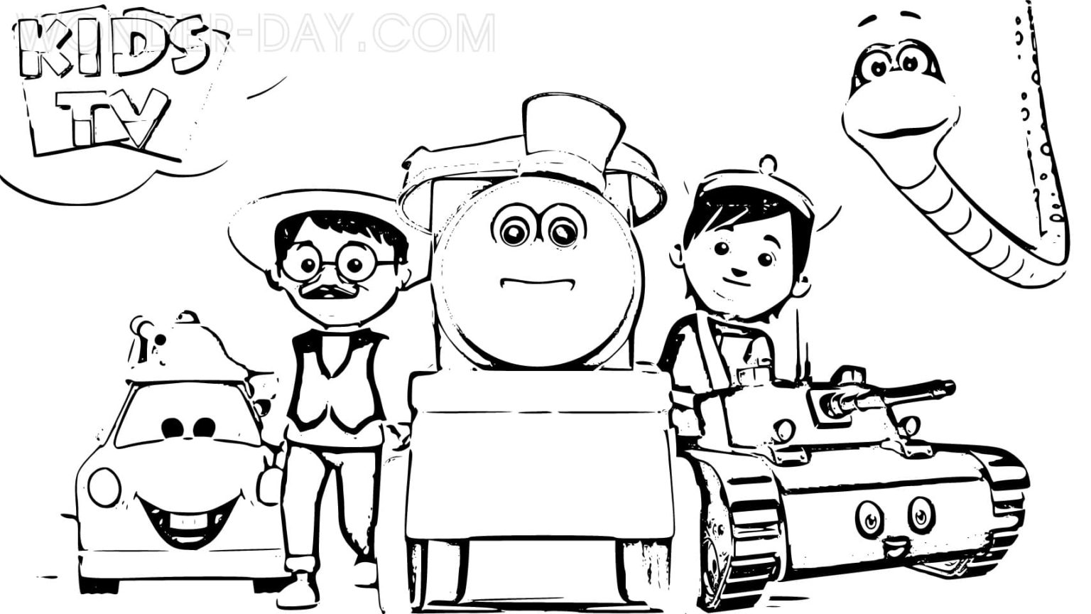 Bob The Train Coloring Pages | Printable Coloring Pages