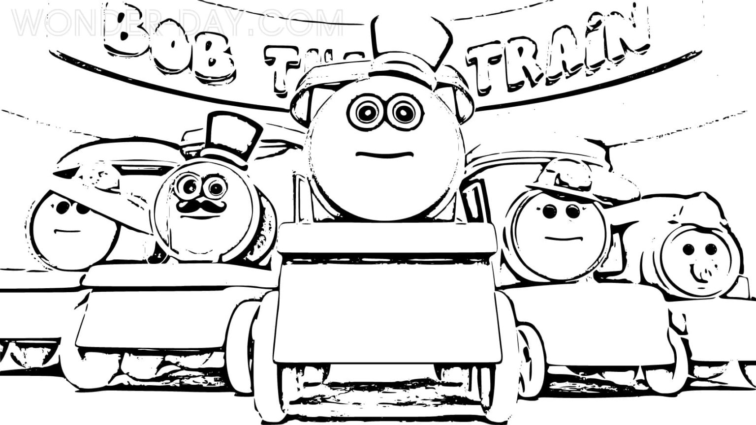 Bob The Train Coloring Pages | Printable Coloring Pages