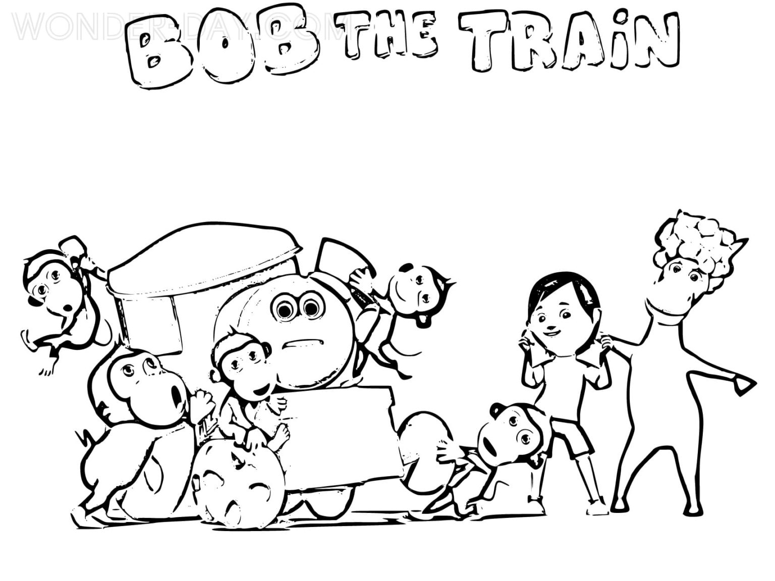 Bob The Train Coloring Pages | Printable Coloring Pages