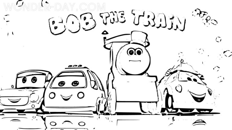 Bob The Train Coloring Pages | Printable Coloring Pages