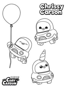 Go! Go! Cory Carson Coloring Pages | WONDER DAY — Coloring pages for ...