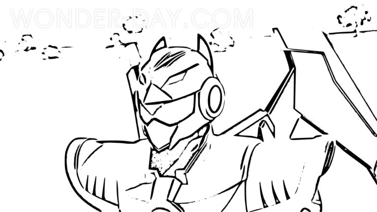 Miniforce Coloring pages. Print free for kids