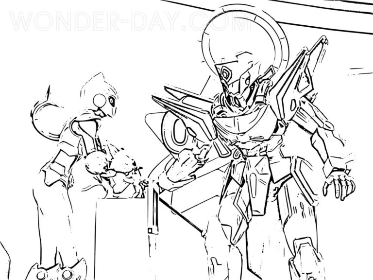 Miniforce Coloring pages. Print free for kids