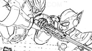 Miniforce Coloring pages. Print free for kids