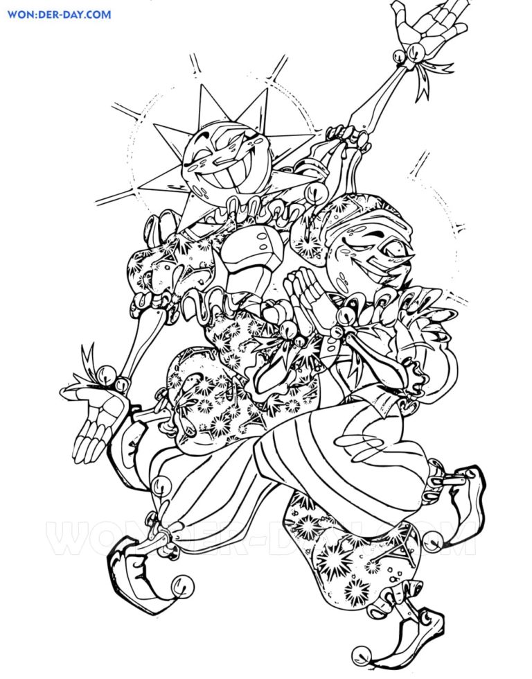 Fnaf Security Breach Coloring Pages | WONDER DAY — Coloring pages for ...
