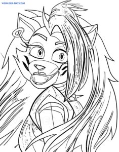 Fnaf Security Breach Coloring Pages | WONDER DAY — Coloring pages for ...