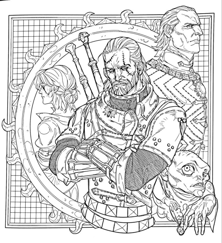 Witcher Coloring Pages | Printable Coloring Pages