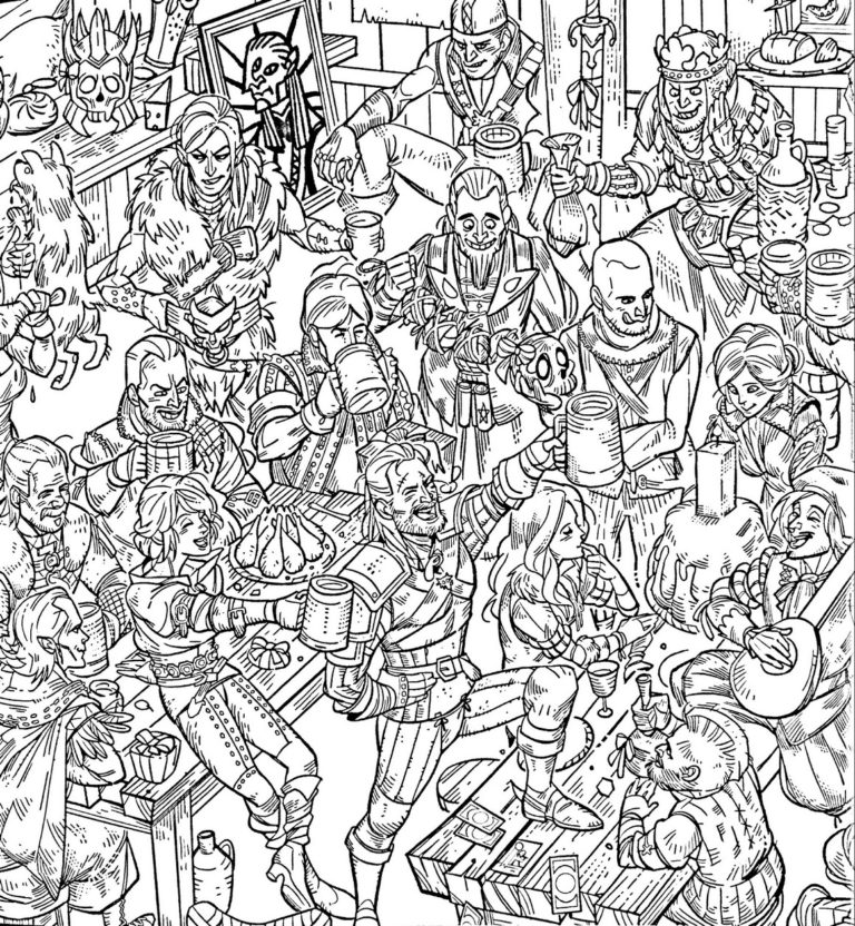 Witcher Coloring Pages | Printable Coloring Pages