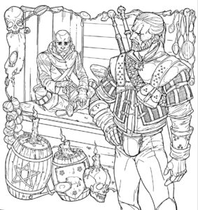 Witcher Coloring Pages | Printable Coloring Pages