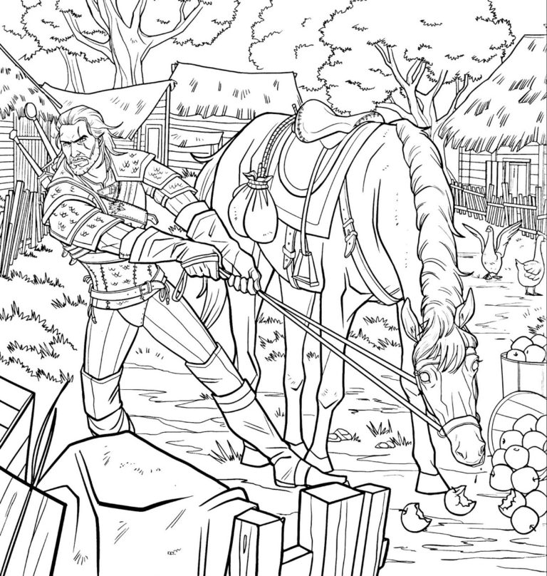 Witcher Coloring Pages | Printable Coloring Pages