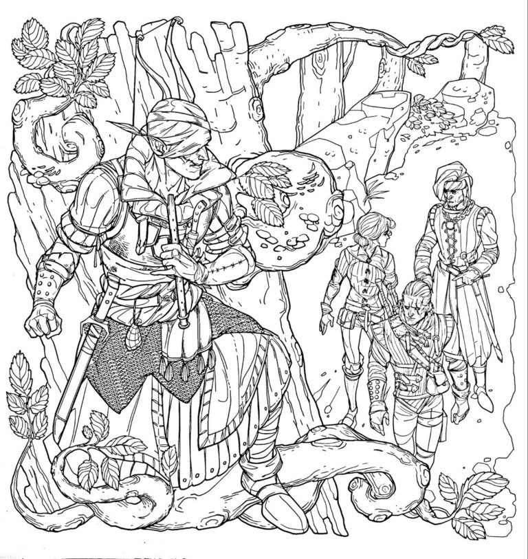Witcher Coloring Pages | Printable Coloring Pages