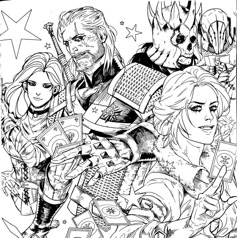 Witcher Coloring Pages | Printable Coloring Pages