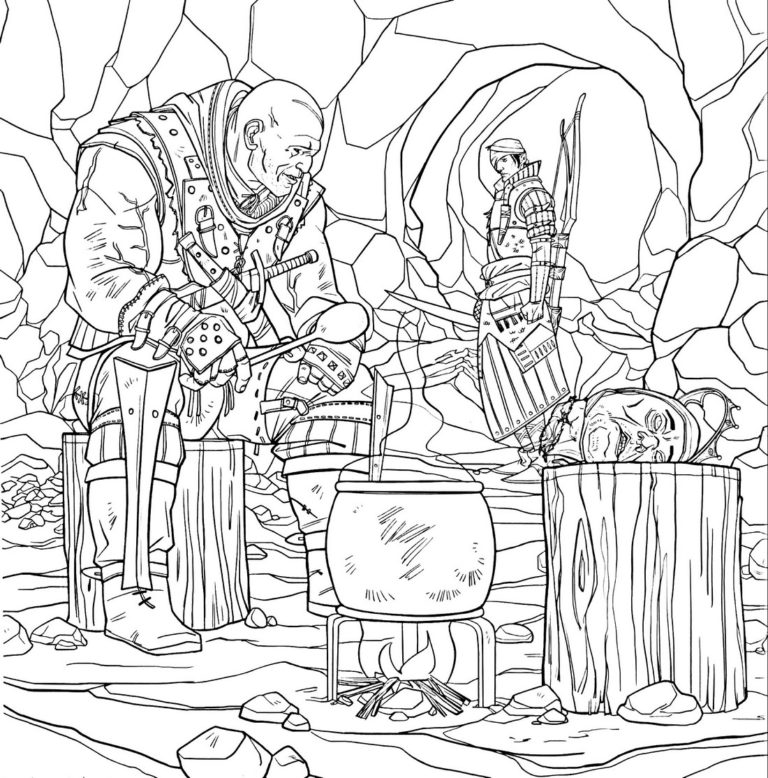 Witcher Coloring Pages | Printable Coloring Pages