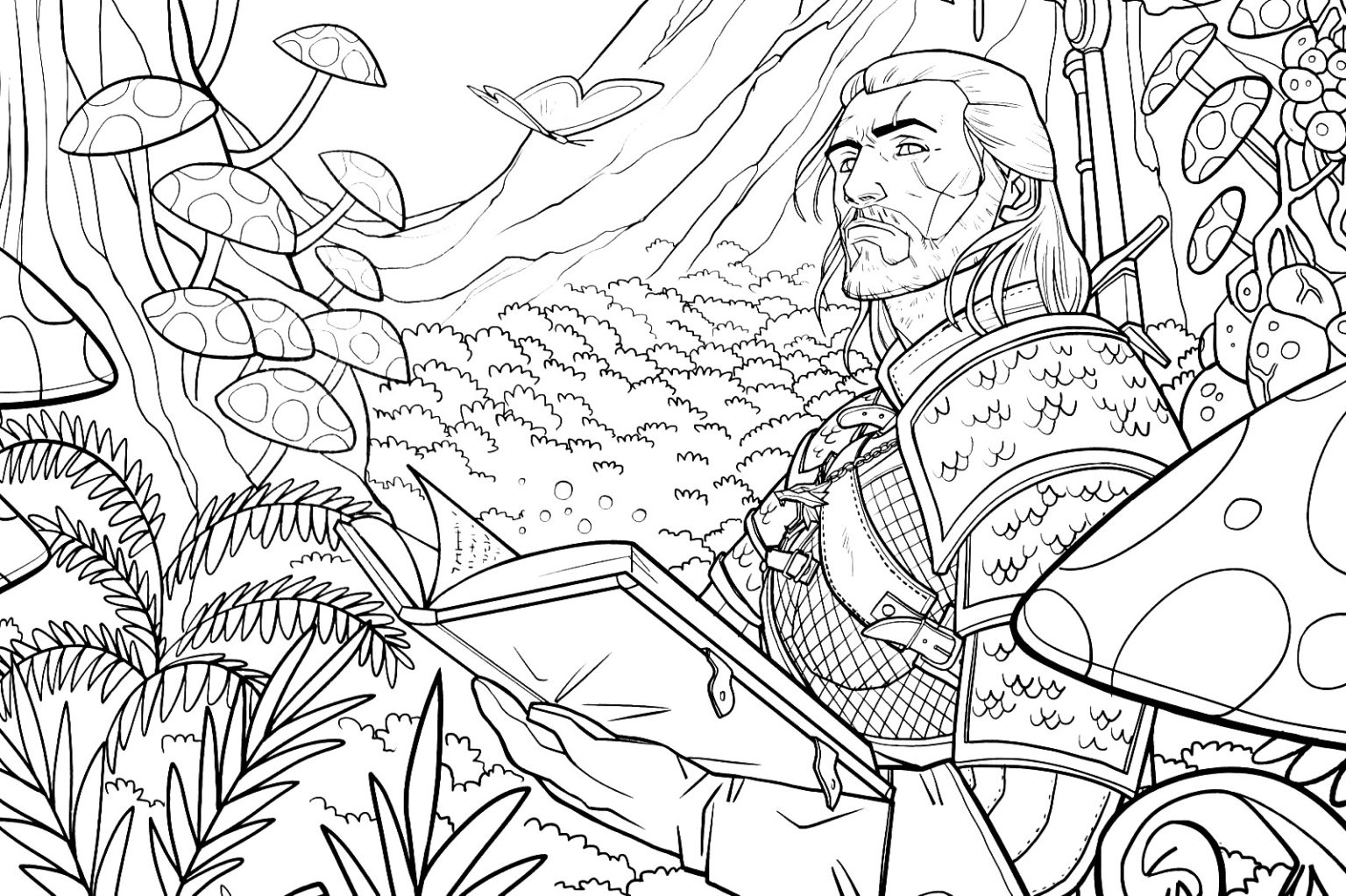 Witcher Coloring Pages | Printable Coloring Pages
