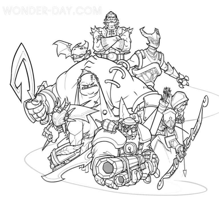 Pudge Dota 2 Coloring Pages | WONDER DAY — Coloring pages for children ...