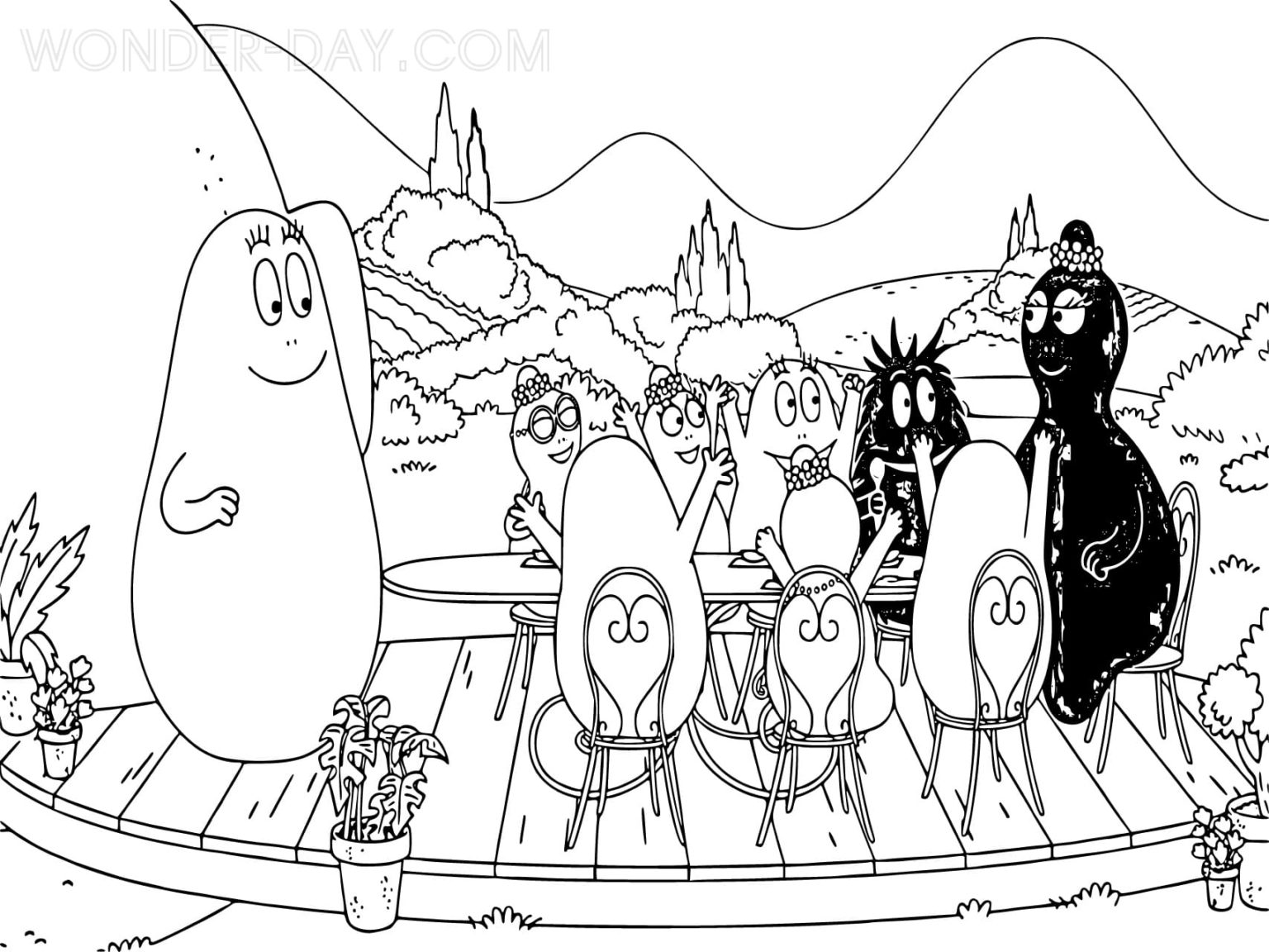 Barbapapa Coloring Pages | 40 Printable Coloring Pages