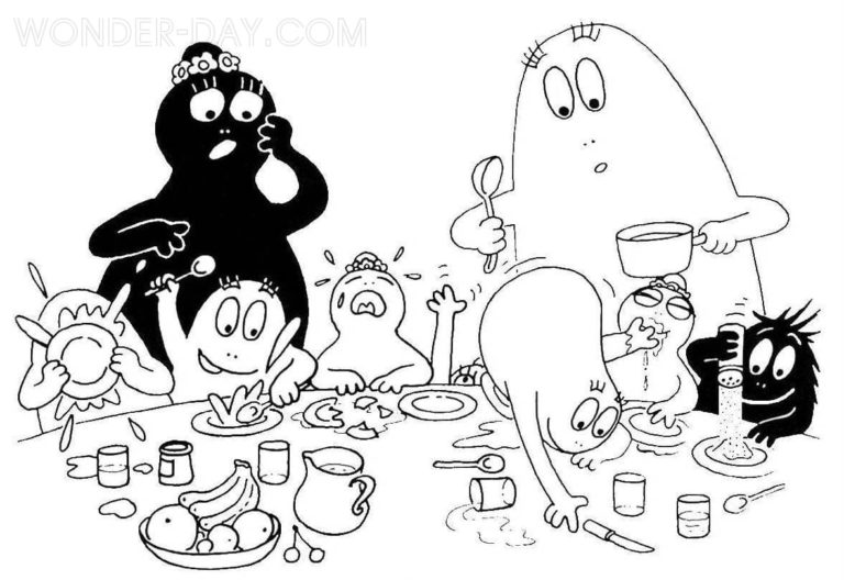 Barbapapa Coloring Pages | 40 Printable Coloring Pages
