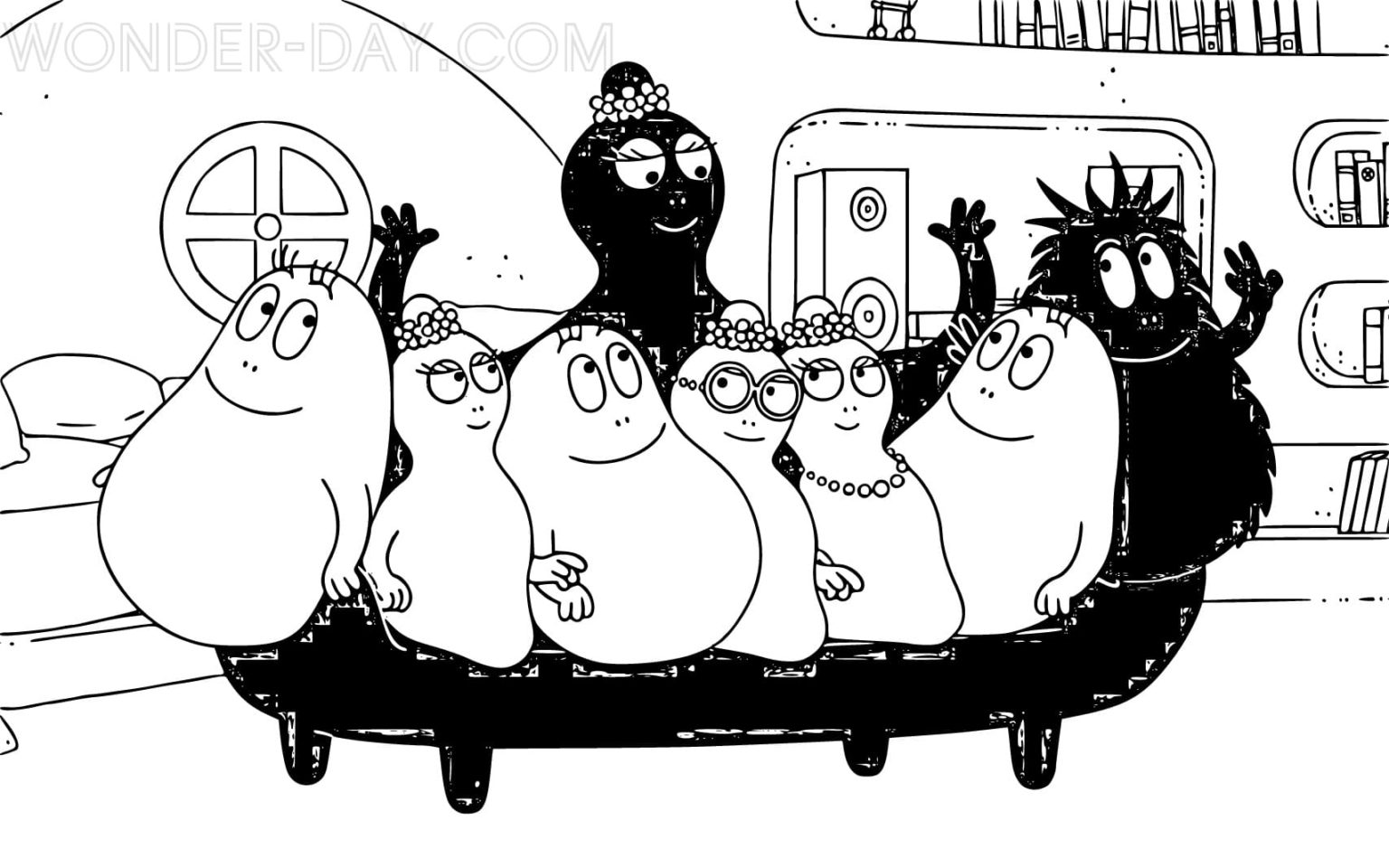 Barbapapa Coloring Pages | 40 Printable Coloring Pages