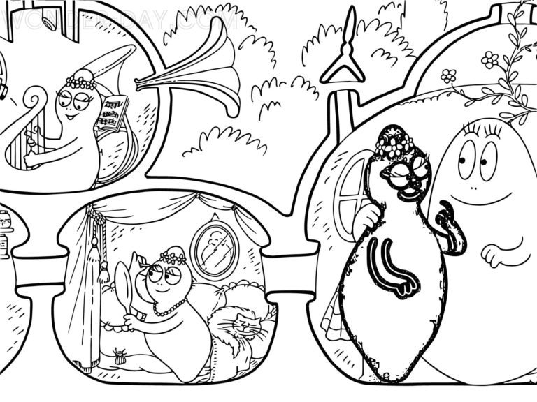 Barbapapa Coloring Pages | 40 Printable Coloring Pages