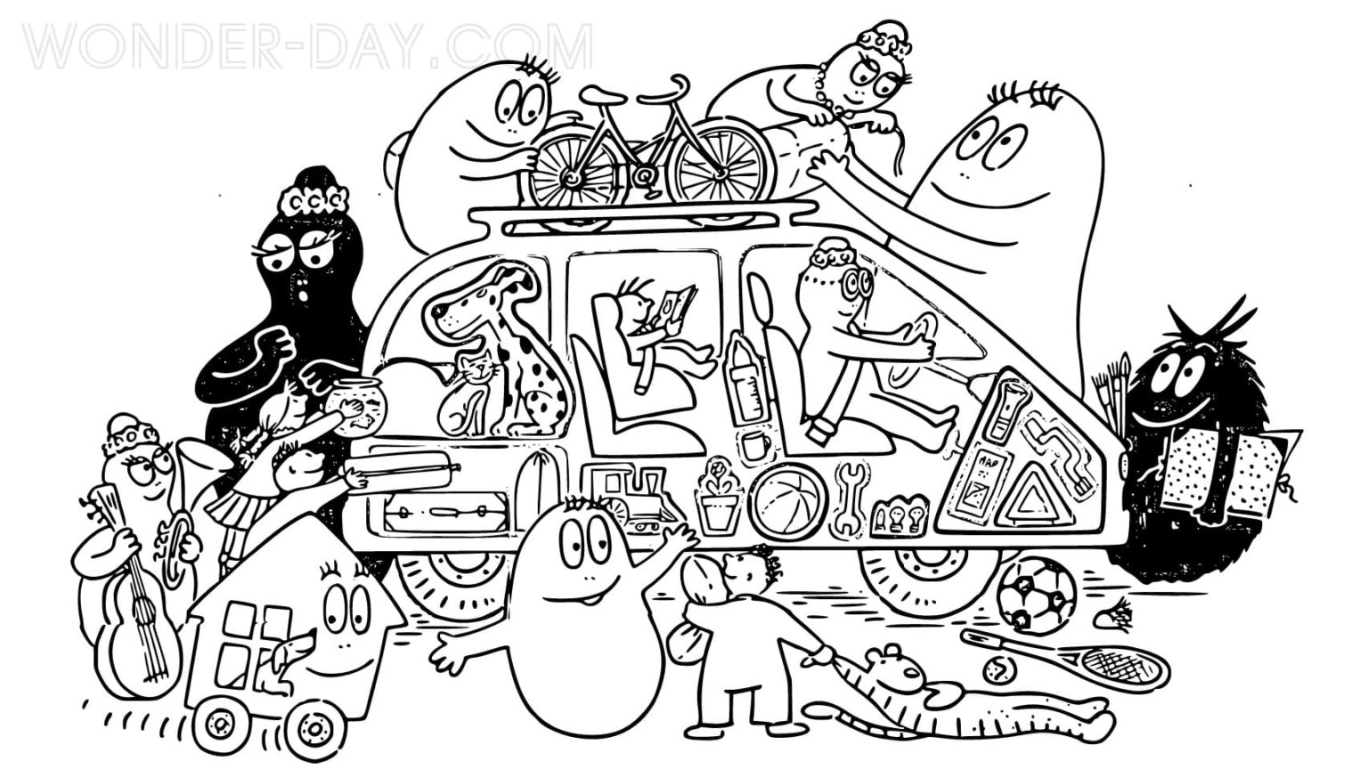 Barbapapa Coloring Pages | 40 Printable Coloring Pages