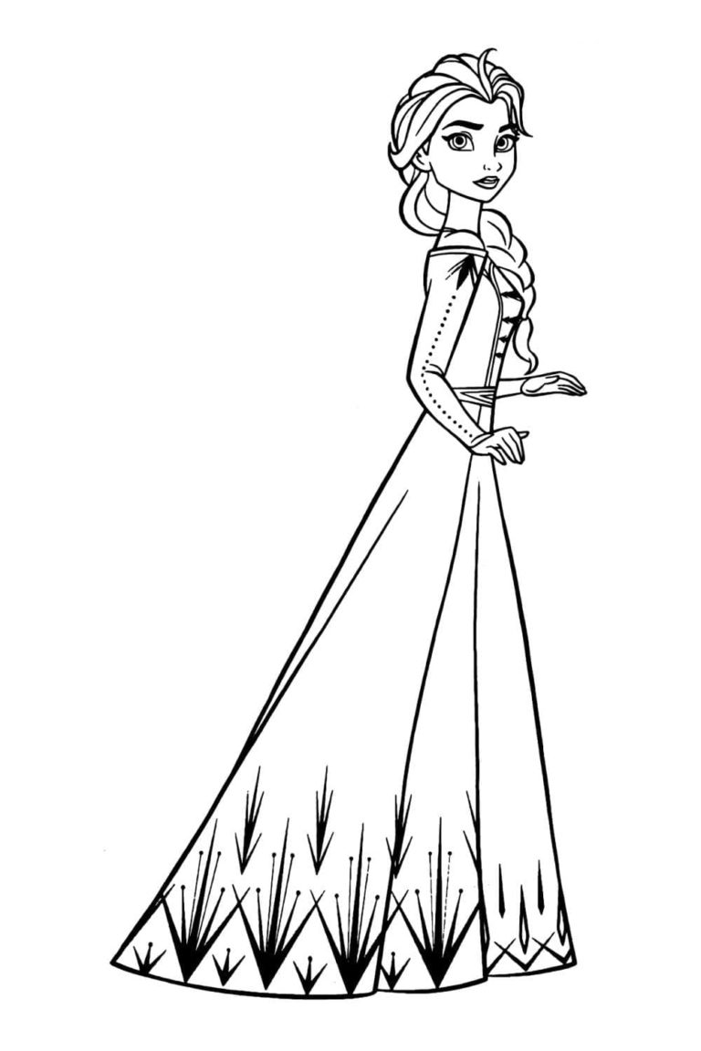 Elsa Coloring Pages | Best Coloring Pages for Girls