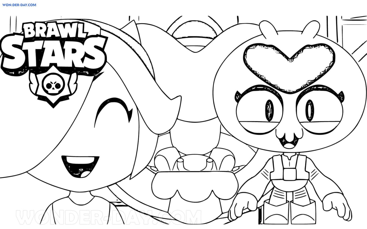 Eve Brawl Stars Coloring Pages | WONDER DAY — Coloring pages for ...