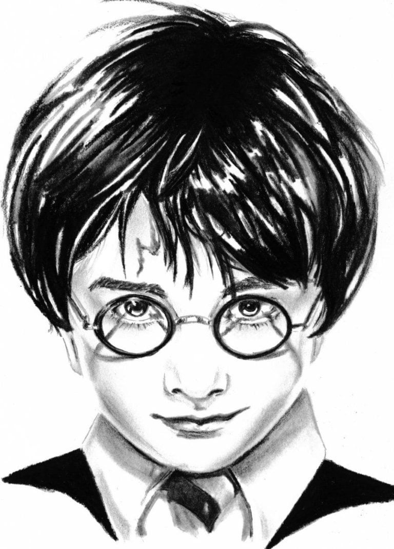 Harry Potter pencil drawing | WONDER DAY — Coloring pages for children ...